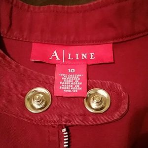 A|Line | Jackets & Coats | Aline Brand Burgandy Colored Jacket | Poshmark